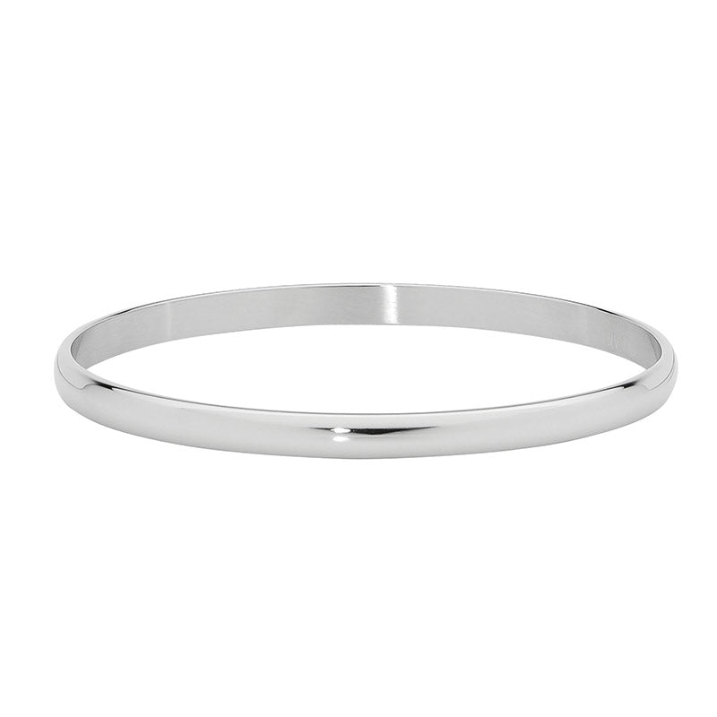 Silver 5mm Bangle – Diamonds Plus Jewellers